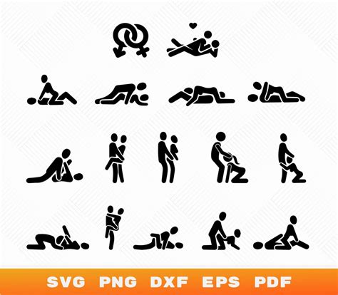 Sex Positions SVG Kama Sutra PNG Sex Poses Clipart Passionate Positions Svg Sex Svg Love