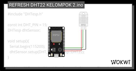 refresh dht22 kelompok 2 wokwi esp32 stm32 arduino simulator