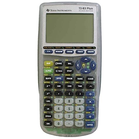 Texas Instruments Ti 83 Plus Silver Edition Graphing Calculator
