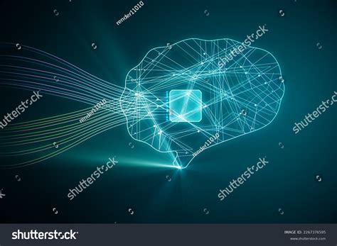인공지능과 기계학습 개념은 Ai 칩셋과 디지털 스톡 일러스트 2267376595 Shutterstock