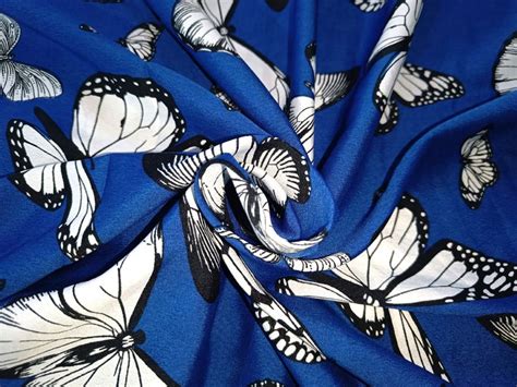 Crepe Digital Print Fabric 44 Wide Available In 8 Different Prints An