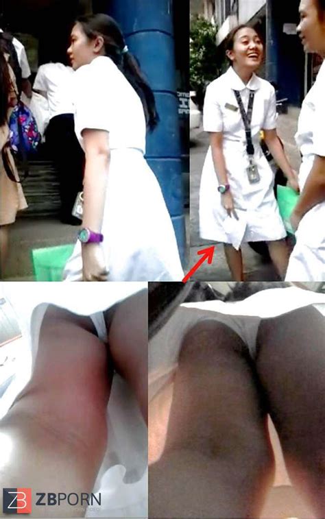 Boso College Teenager Displays Her G String While Paying Tuition Zb Porn