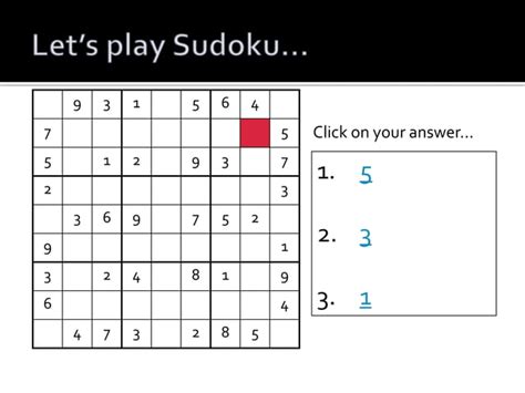 Presentation Sudoku Assignment Pptx Puzzle Video Games Video