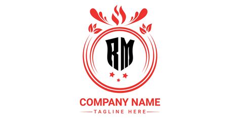 Rm Rm Letter Rm Initials Rm Circle Rm Flat Rm Business Rm Brand