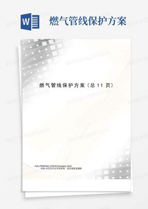 市政施工地下管线保护方案及应急措施Word模板下载 编号lempwrxl 熊猫办公