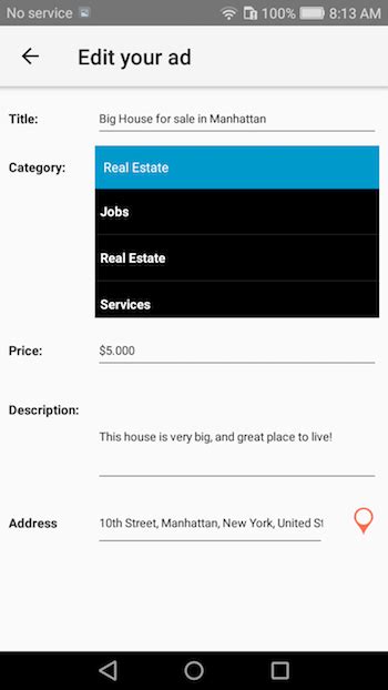 Classify Android Universal Classifieds App Template By Cubycode Codecanyon