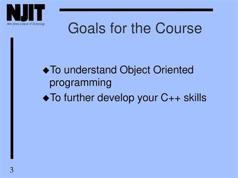 cis601 object oriented programming in c ppt download