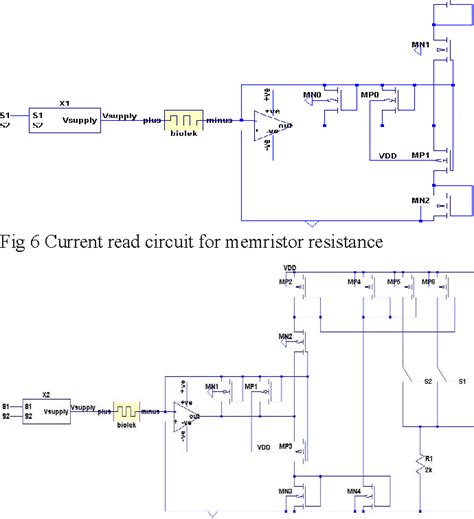 Figure 6 From Memristor Cmos Interfacing Circuit Spice Model Semantic Scholar