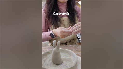 [씨오공방] 토끼 인센스 홀더 만들기 도자기원데이클래스 Shorts Youtube