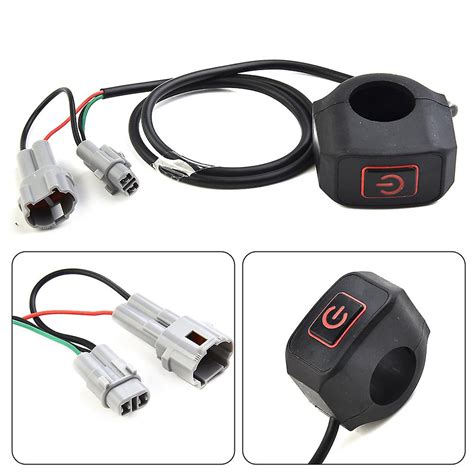Plug And Play Headlight Onoff Switch Button Motorcycle Switches Bullet