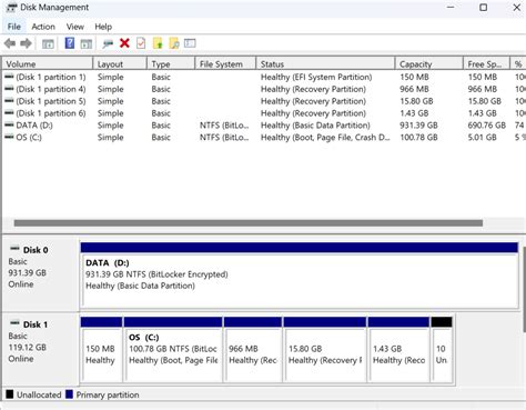 unable to extend space from d to c drive and found weird partitions