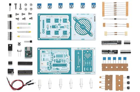 讓你自己做出arduino Uno開發板：arduino Make Your Uno Kit Makerpro