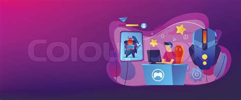 MMORPG Concept Banner Header Stock Vector Colourbox