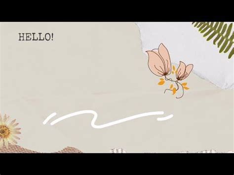 Free Aesthetic Intro Template No Text Julieann YouTube Video