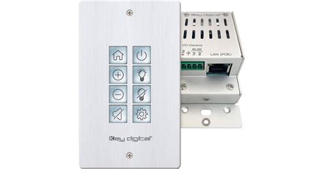 Key Digital 8 Button Programmable Ip Rs 232 And Ir Kd Wp8 3