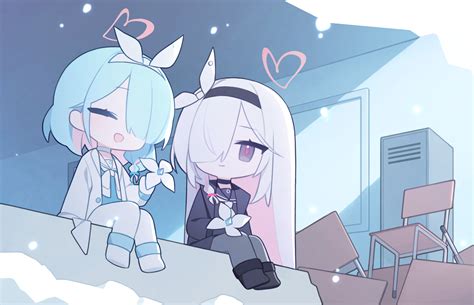 Arona And Plana Blue Archive Drawn By Doribae Danbooru