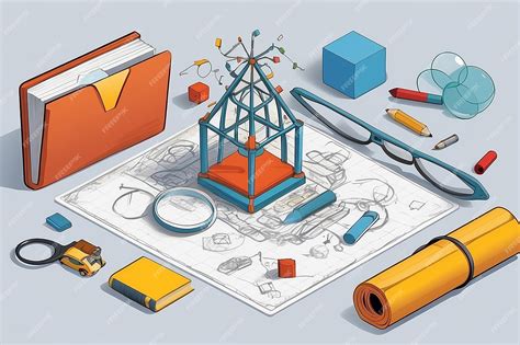 Premium Photo A Vector Drawing Represents Problem Solving Concept Design