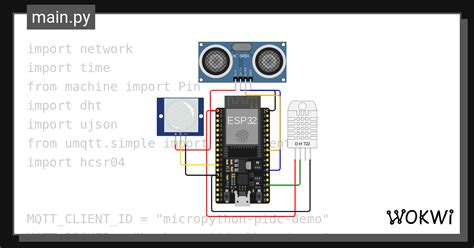 3 Sensores Wokwi ESP32 STM32 Arduino Simulator