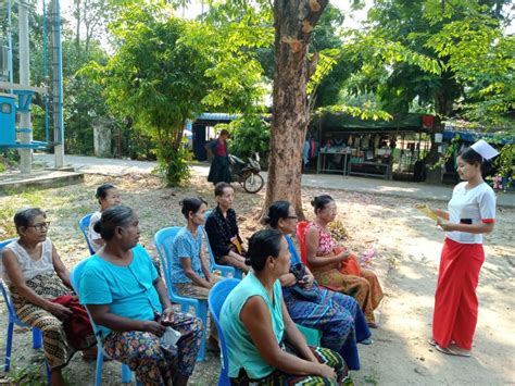 Myanmarnationalpost ထန်းတပင်မြို့နယ်၌ သွေးတိုး၊ ဆီးချို၊ နှလုံးသွေးကြောကျဉ်းရောဂါဝေဒနာရှင်မ