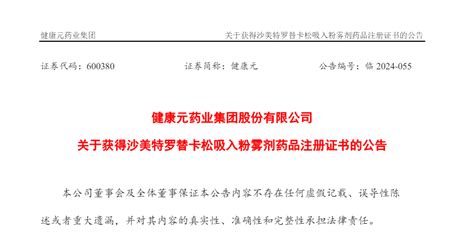 苏州海科非常荣幸助力健康元沙美特罗替卡松be首仿获批