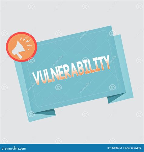 Text Sign Showing Vulnerability Conceptual Photo State Of Being Exposed To The Possibility Of