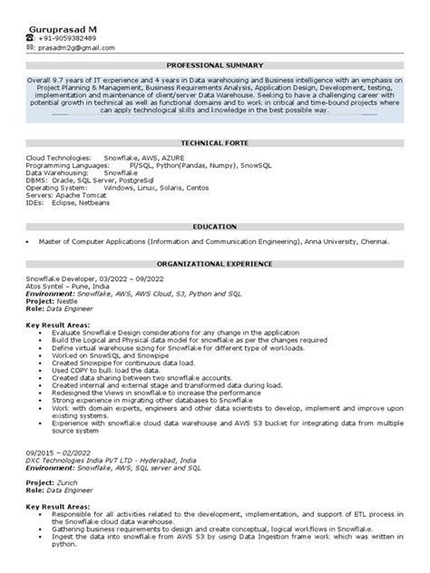 Guruprasad Updated Cv Pdf Databases Sql Guruprasad Updated Cv Pdf Databases Sql