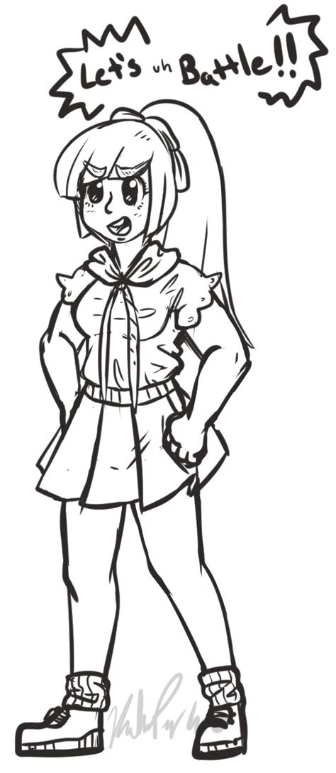 Trainer Lillie Wants To Battle By Queenkami