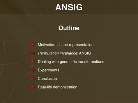 PPT ANSIG An Analytic Signature For Permutation Invariant D Shape Representation PowerPoint