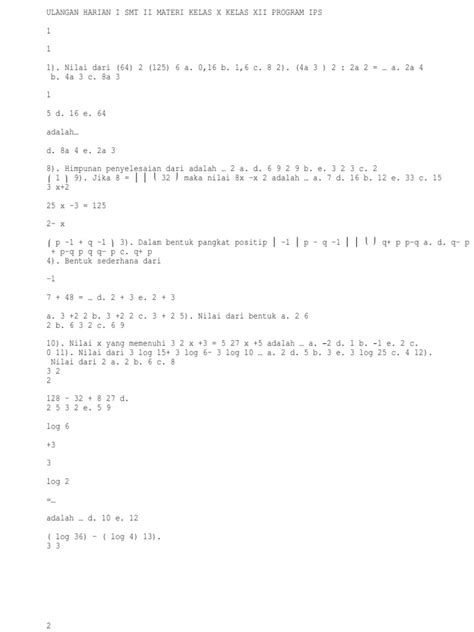 Soal Math Pdf