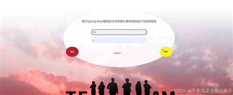 基于spring Boot的文学名著分享系统 Csdn博客