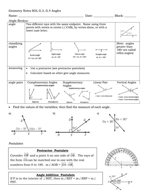Geometry Guided Notes Fill Out And Sign Online Dochub
