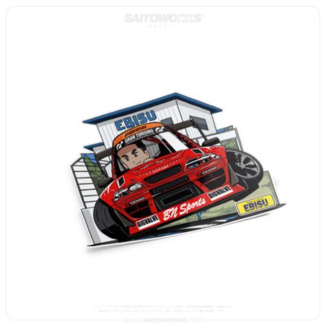 Chibiart By Saitoworks Daigo Saito ‘minami Jump Ebisu Circuit Sticker