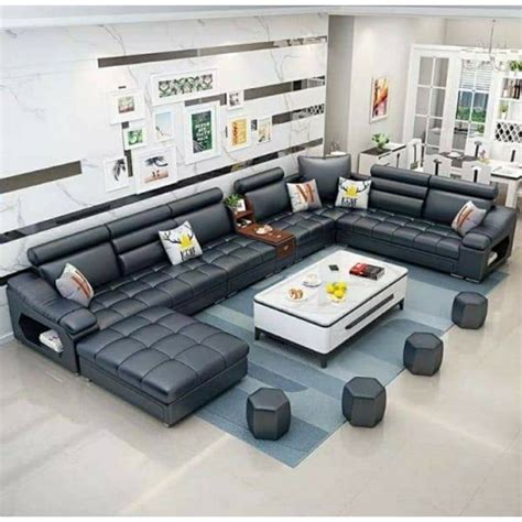Jual Sofa U Sofa Kulit Sofa Keluarga Sofa Ruang Tamu Shopee Indonesia
