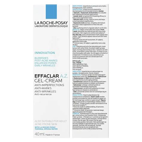 Compra La Roche Posay Effaclar Az Gel Crema 40 Ml Al Mejor Precio