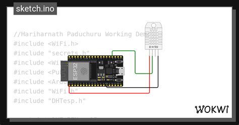 Esp32 Dhtaws Iot Core Copy Wokwi Esp32 Stm32 Arduino Simulator