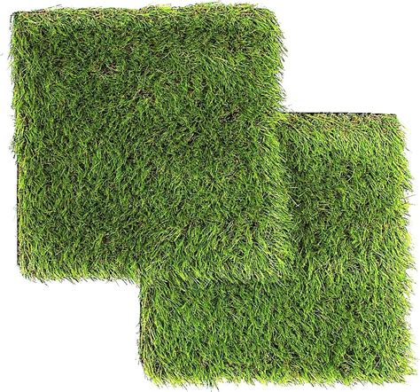 Lulind Artificial Grass Square Tiles 122 X 122 Inch 2
