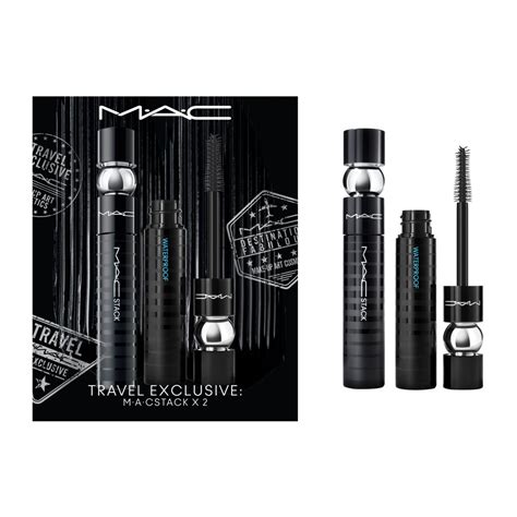 Mac M·a·c Travel Exclusive M·a·cstack X 2 Mascara Travel Set Penha