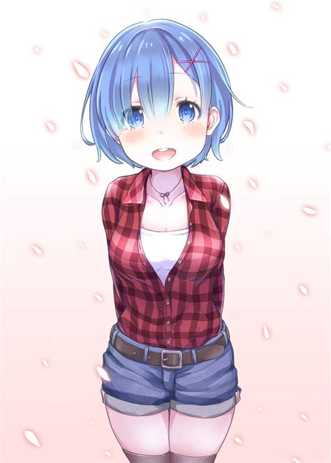 Anime Girl With Jean Shorts At Ernest Reed Blog