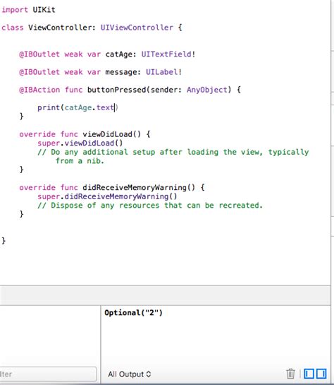 Macos In Swift 2 How To Remove Optional Word Stack Overflow