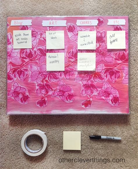 To Do Board 5 Steps Instructables