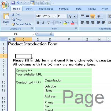 New Product Introduction Template