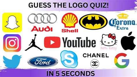 Guess The Logo In 5 Seconds 50 Famous Logos Ultimate Logo Quiz