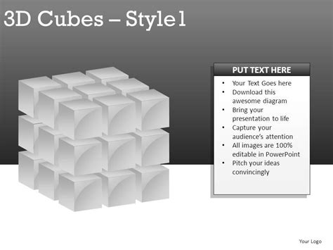 D Cubes Style Powerpoint Presentation Slides Templates PowerPoint Slides PPT Presentation