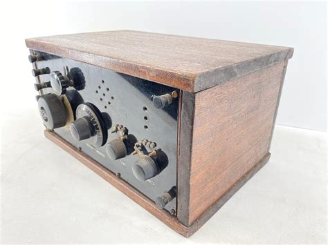 Lot Vintage Variometer Battery Operated Radio