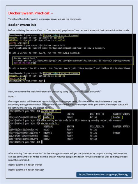 Docker Swarm Practical Pdf Computing Computer Science