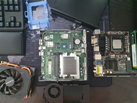 Here S The Inside Of The Babe Optiplex ITX Board For Comparison R Sffpc