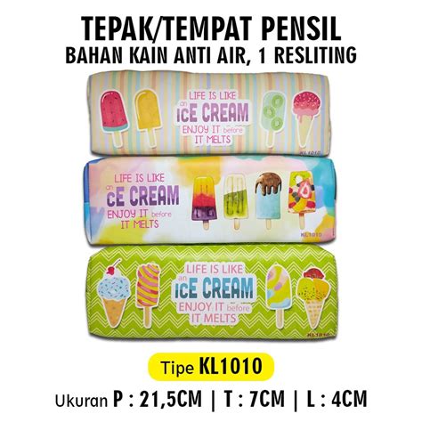 Jual Kotak Pensilpensil Case Resleting Kl 1010 Tempat Pensil