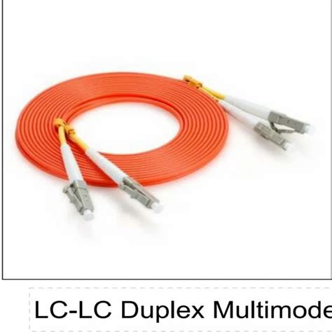 Lc To Lc Patch Cord Orange At ₹ 200 Piece In New Delhi Id 2853248994573