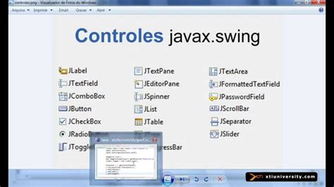 Universidade Xti Java 079 Gui Jtextfield Jpasswordfield E Innerclass Youtube