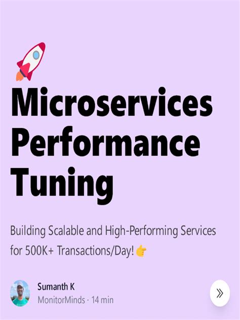 Microservices Performance Tuning Pdf